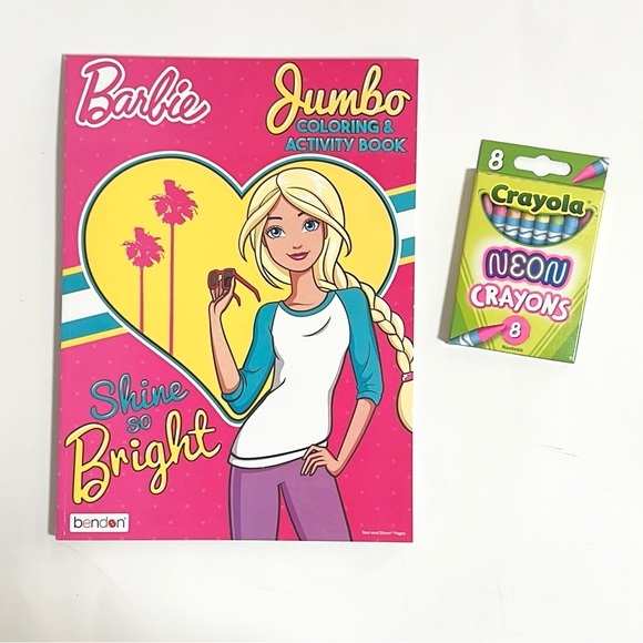 Barbie | Toys | Barbie Coloring Activity Book Crayons | Poshmark